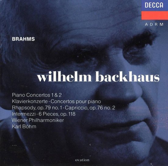 Wilhelm Backhaus Plays Brahms, Wilhelm Backhaus | CD (album) | Muziek ...