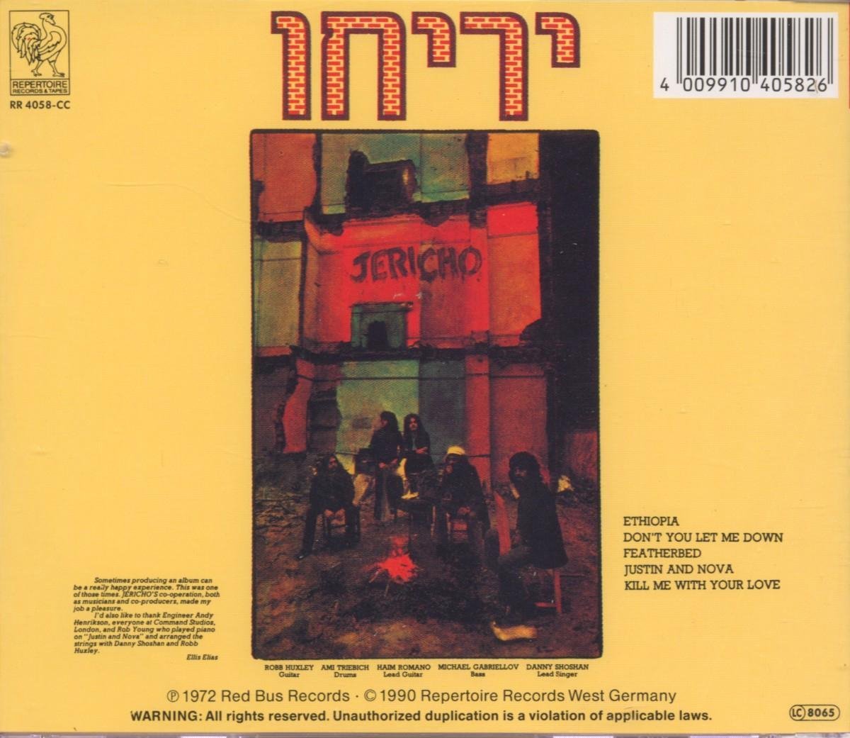 Jericho, Jericho | CD (album) | Muziek | bol
