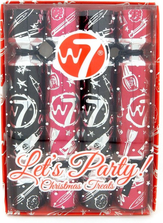 W7 Let's Party Christmas Treats christmas crackers | bol.com