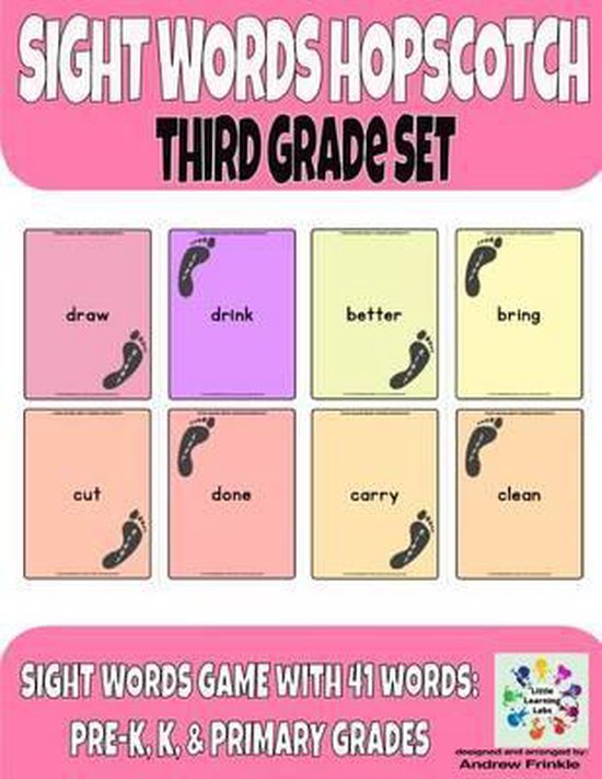 Sight Words Hopscotch- Sight Words Hopscotch Third Grade Set, Andrew ...