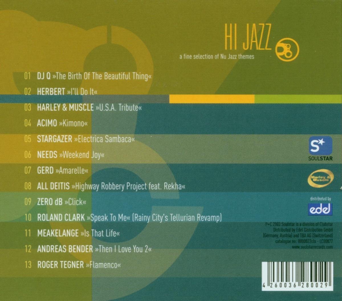 Hi Jazz, Vol. 1: A Fine Collection of Nu Jazz Themes, various artists ...