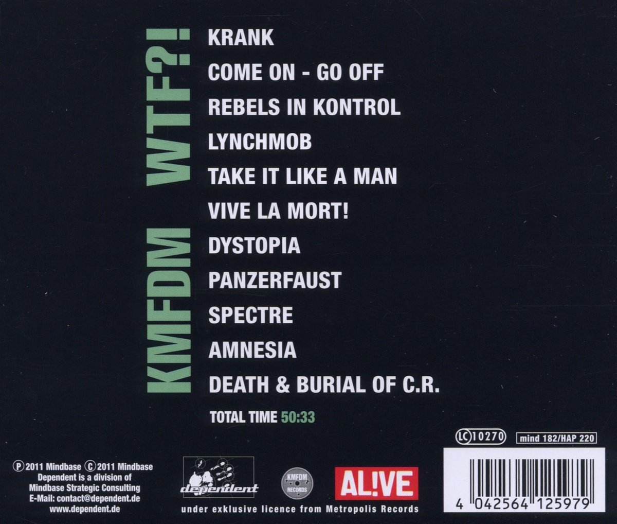 Wtf?!, Kmfdm | CD (album) | Muziek | bol.com