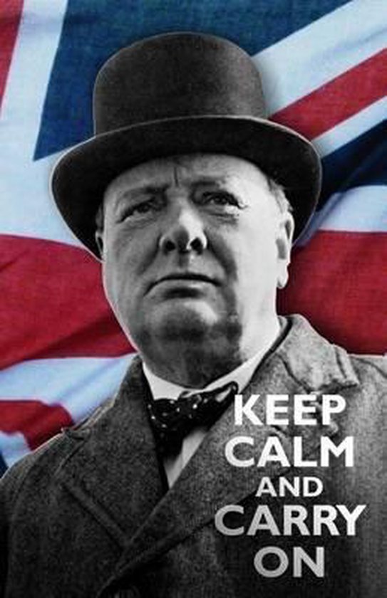 Keep Calm and Carry On- Winston Churchill Notebook/ Journal ...