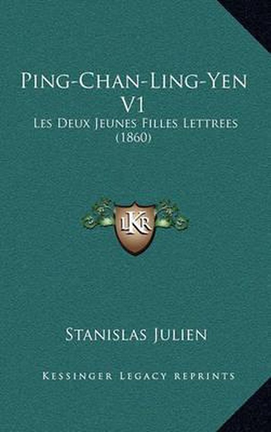 Ping-Chan-Ling-Yen V1, Stanislas Julien | 9781167127113 | Boeken | bol.com