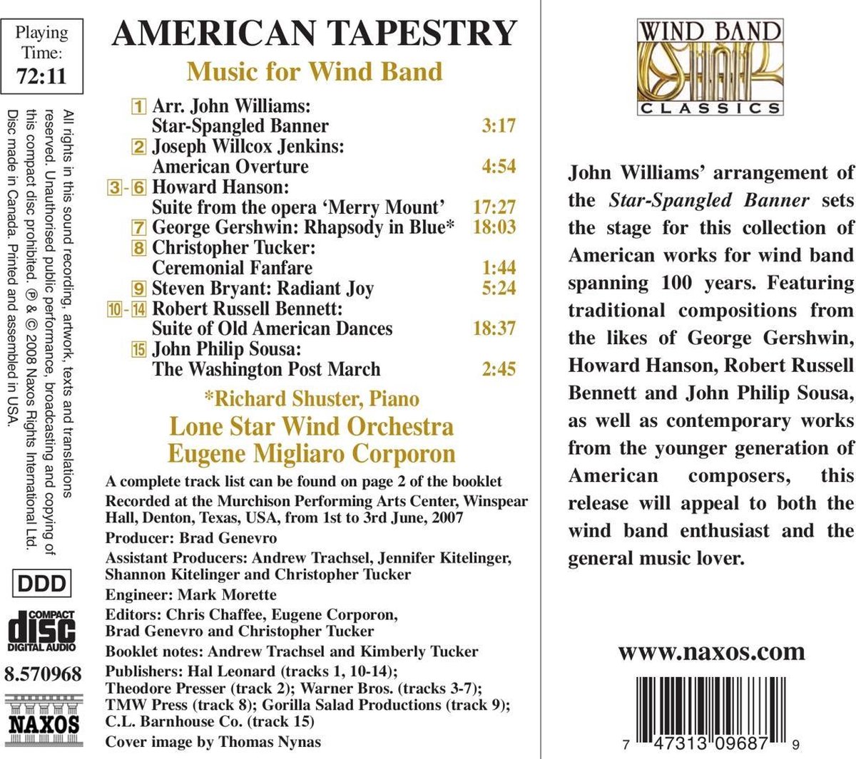 Richard Shuster, Lone Star Wind Orchestra, Eugene Migliaro Corporon ...