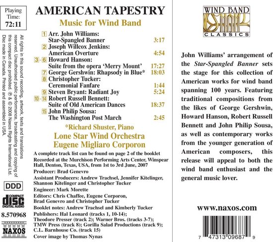 Richard Shuster, Lone Star Wind Orchestra, Eugene Migliaro Corporon ...