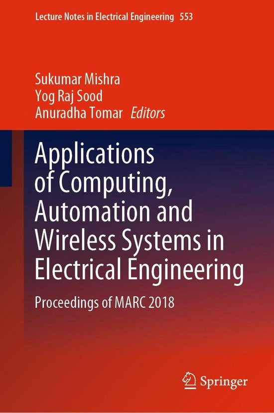 Lecture Notes in Electrical Engineering 553 - Applications of Computing ...
