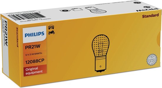 Philips Standard PR21w BAW15s 12088CP 1 lamp | bol
