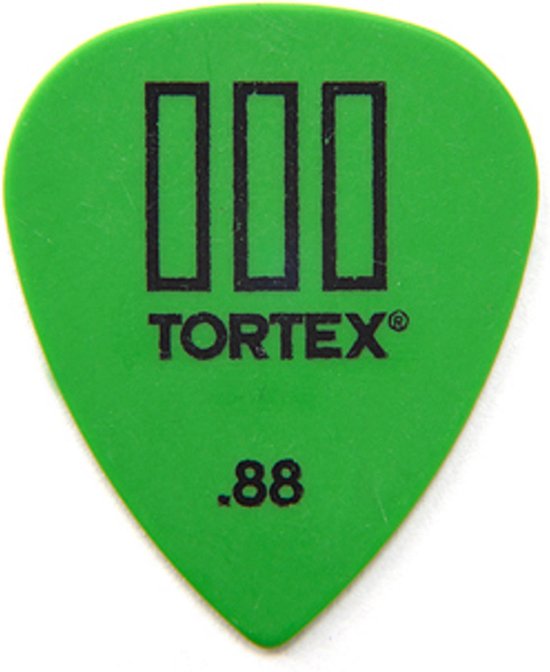 Tortex III 462 plektrums 0,88 12er Set, green | bol