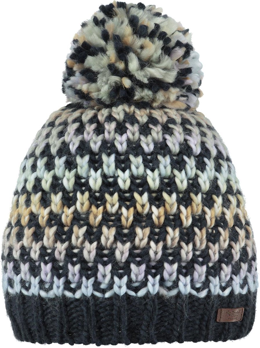 barts Nicole Beanie Muts - Unisex - blauw/paars | bol.com