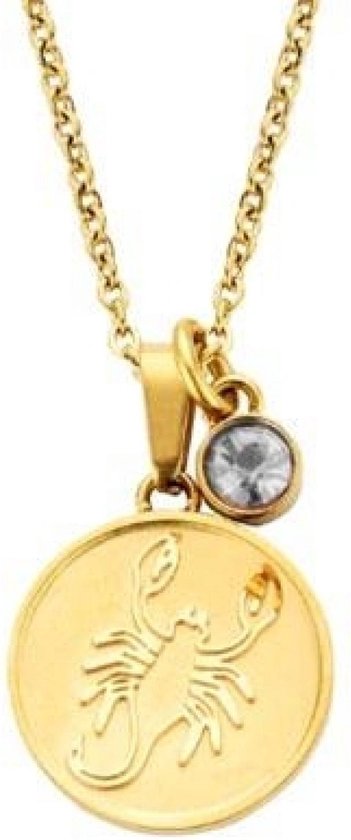 CO88 Collection Zodiac 8CN 26076 Stalen Collier met Hanger ...