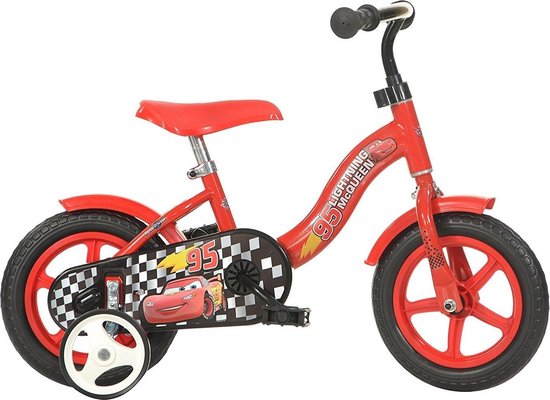 Dino Cars - Fiets - Jongens - Rood - 10 Inch | bol.com