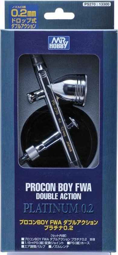Mrhobby - Mr. Procon Boy Fwa Platinum 0.2 Mm (Mrh-ps-270) - modelbouwsets,... | bol