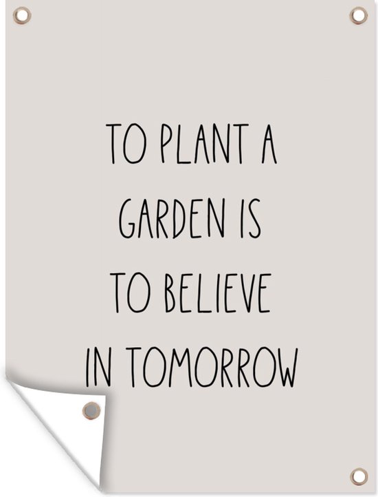 Tuinschilderij - Tuin - Quotes - Tekst - Tuindecoratie - Engels ...