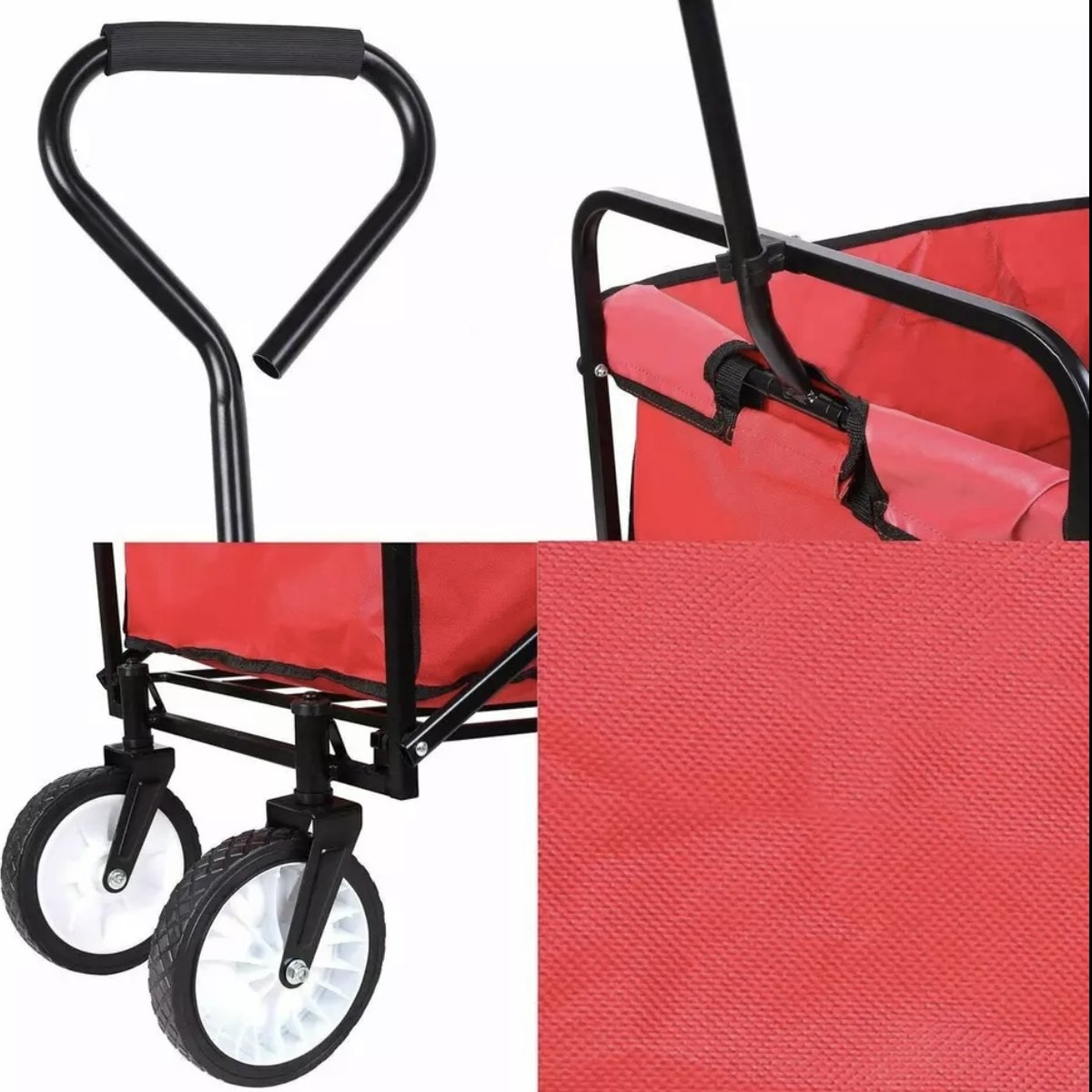 Easy Life Bolderkar - Bolderwagen - Eenvoudig Opvouwbaar - Rood | bol.com