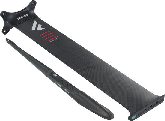 Fanatic foil wing > foils Foil Mast-Fuselage Set Carbon Black | bol