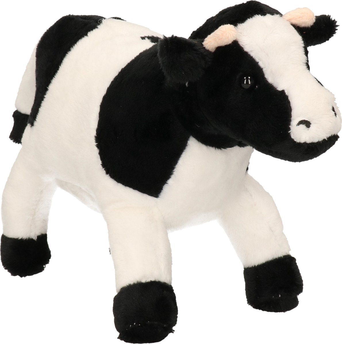 Pluche knuffel boerderijdieren set Koe en Paard van 20 cm - Zachte ...