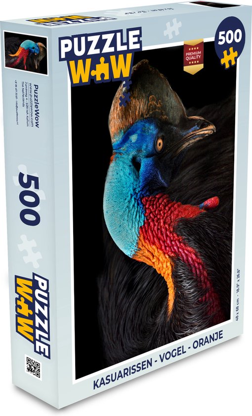 Puzzel Kasuarissen - Vogel - Oranje - Legpuzzel - Puzzel 500 stukjes | bol