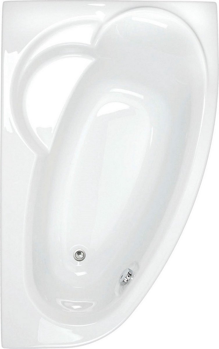 Allibert Ladiva L inbouw ligbad - 175x110x44cm - B - Wit | bol
