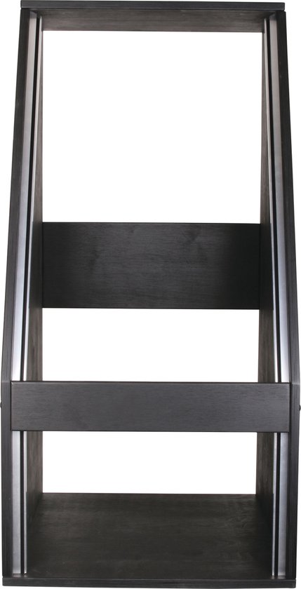 MUSIC STORE Siderack 17+6HE berk MP bouwpakket,zwartlack., schr/ger ...