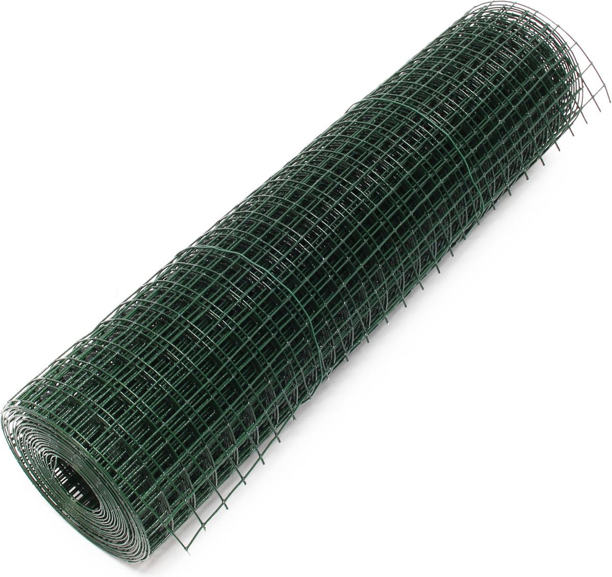 Wildanger groen gaas 19x19mm vierkanten 100cm x 10m, gegalvaniseerd en ...