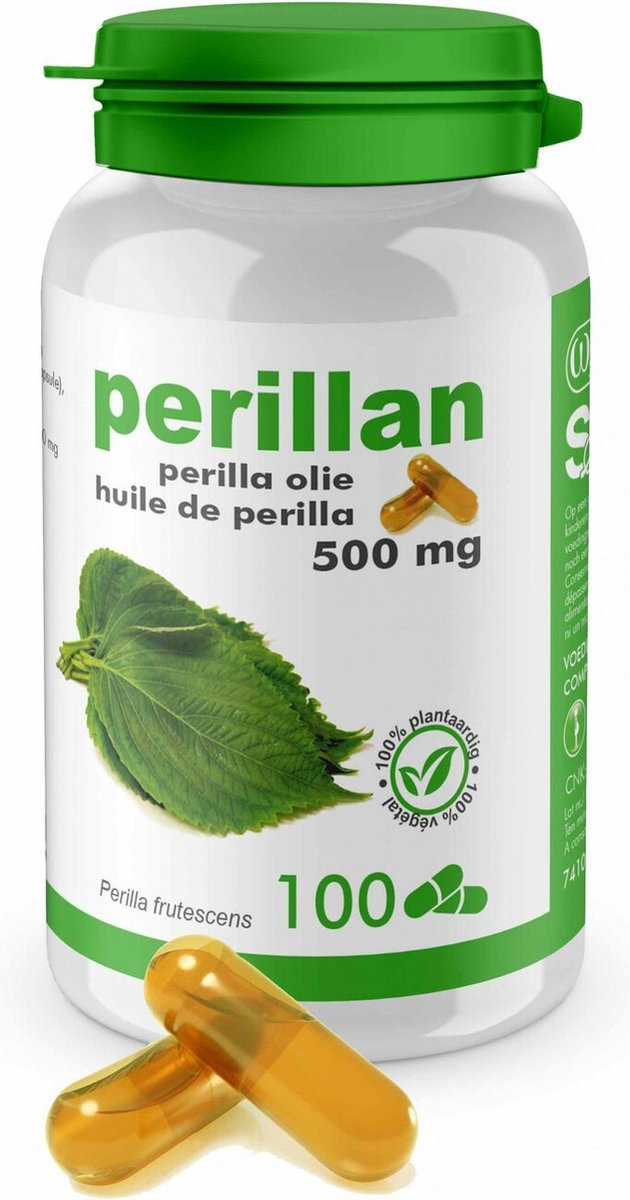 Soria - Perillan Perilla Olie 500 mg 100 capsules | bol