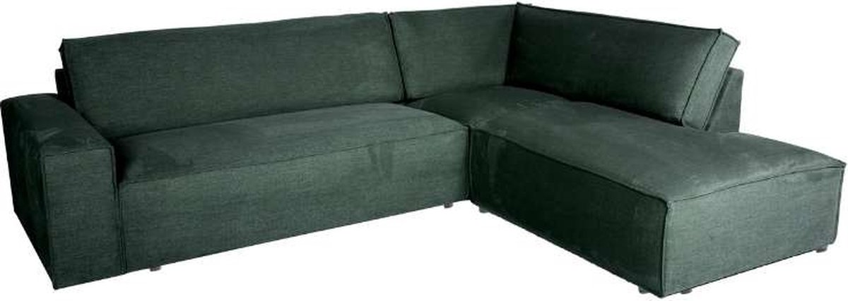 Loungebank chaise longue Marken | Rechts | City groen 36 | 2,73 x 2,12 ...