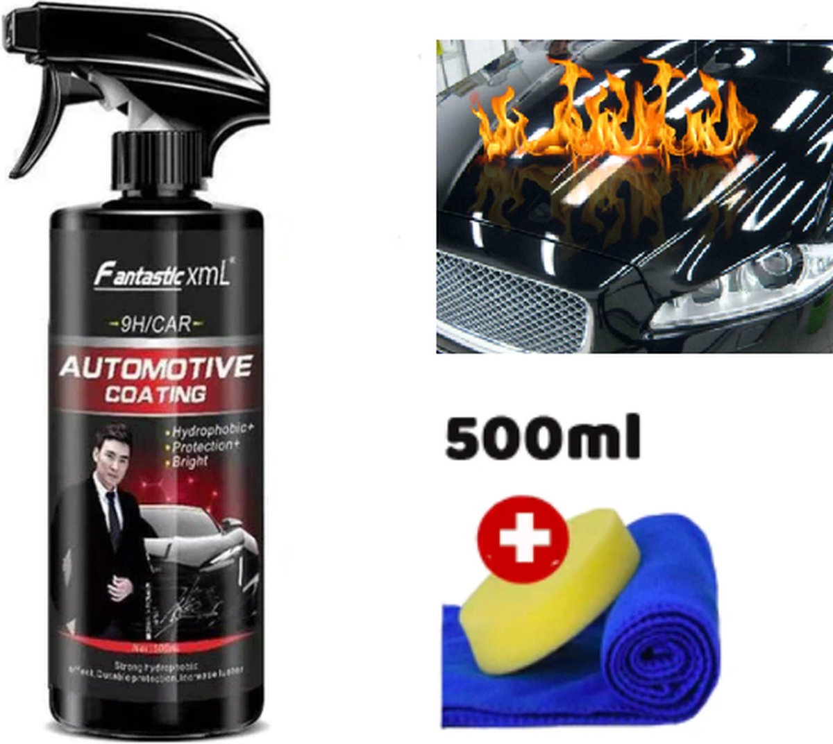 Keramische Coating Auto Fles 500ML / Auto polish / Nano Coating / Auto ...