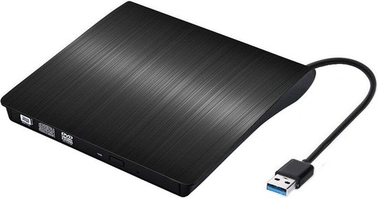 Externe CD/DVD Speler - USB 3.0 - CD-Rom Disk Lezer & Brander - USB DVD ...