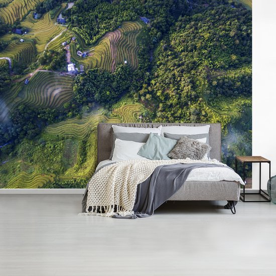 Behang - Fotobehang Het landschap van Vietnam in Azië - Breedte 350 cm ...