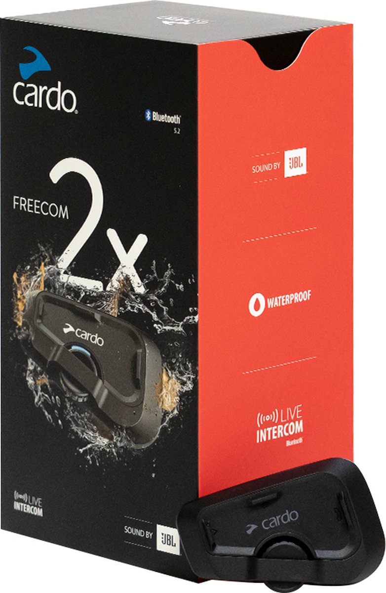 Cardo Freecom 2X Single Bluetooth | bol.com