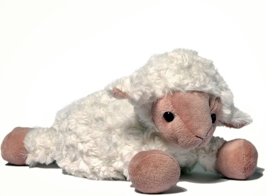Warmteknuffel Schaap - kersenpitkussen baby - pittenzak magnetron voor ...