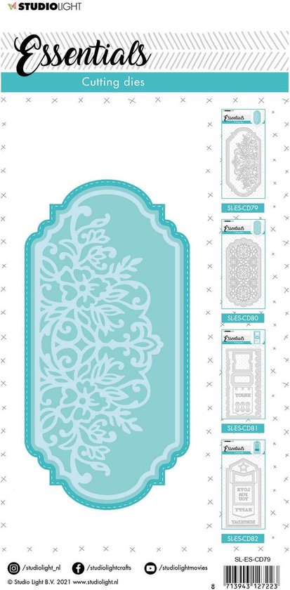 Studio Light Essentials cutting die Slimline decorative bo | bol