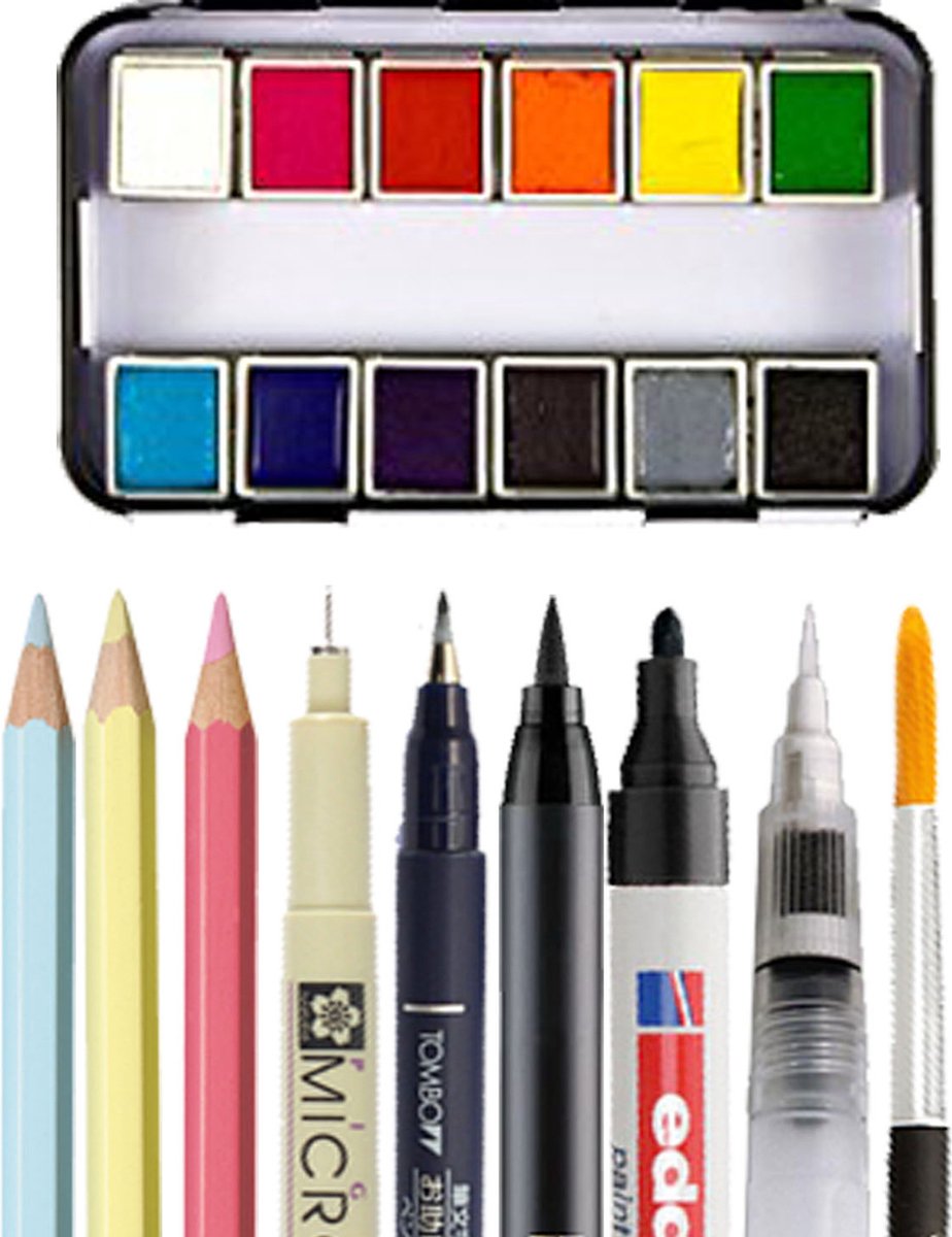 Aquarelpapier - Off White - A6 - 200 grams - Gladde Structuur - Smooth ...