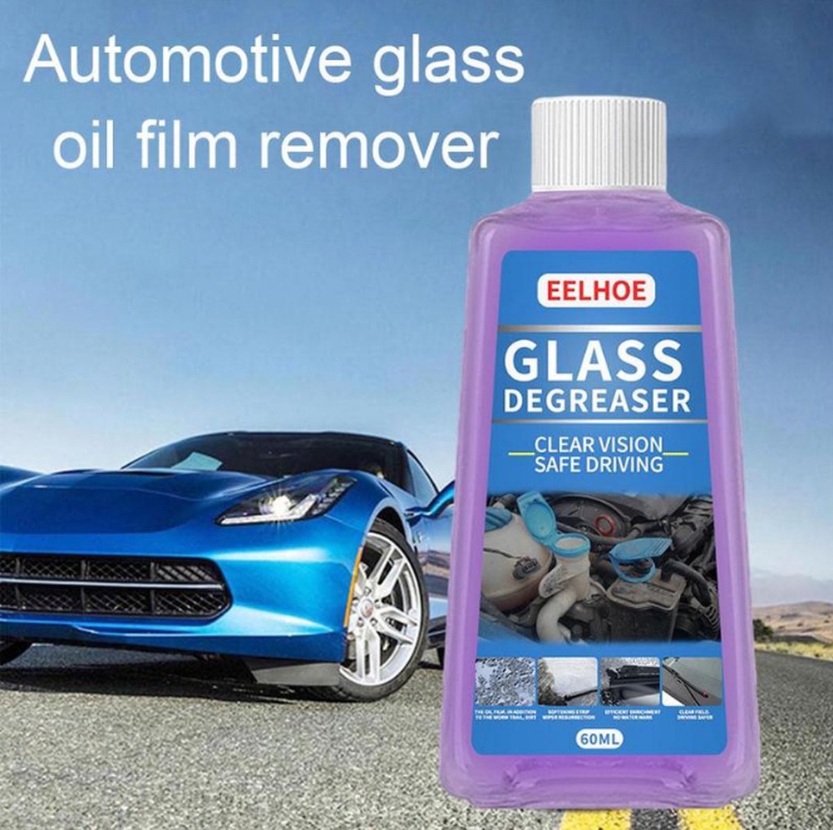 Autoruit cleaner coating / Autoruit ontvetter / Ruitenvloeistof ...