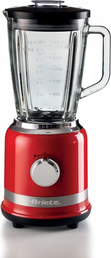 Ariete 0585/00 - Blender - 1.5 liter - 1000 W - glazen kan - RVS ...