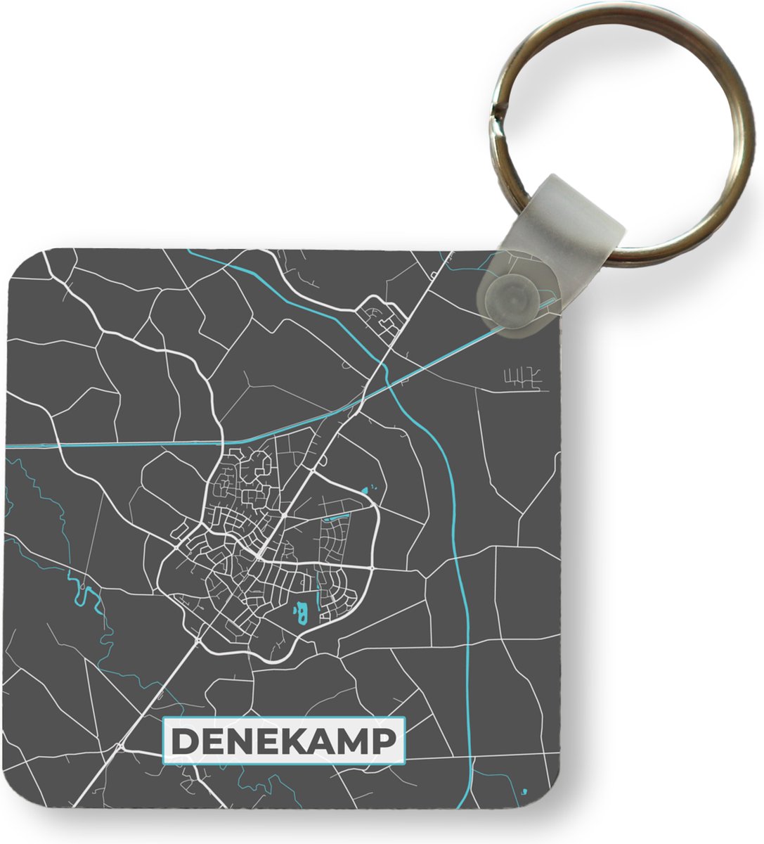 Sleutelhanger - Uitdeelcadeautjes - Denekamp - Kaart - Plattegrond ...