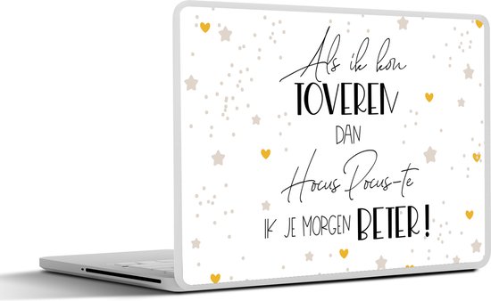 Laptop sticker - 14 inch - Get well soon - Quotes - Sterren - Toveren ...