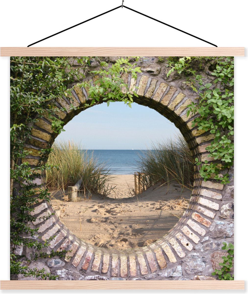 Affiche scolaire - Transparente - Plage - Dune - Été - 90x90 cm ...