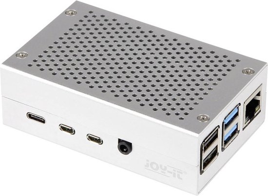 Joy-it M-CAB SBC-behuizing Raspberry Pi Aluminium Zilver | bol.com