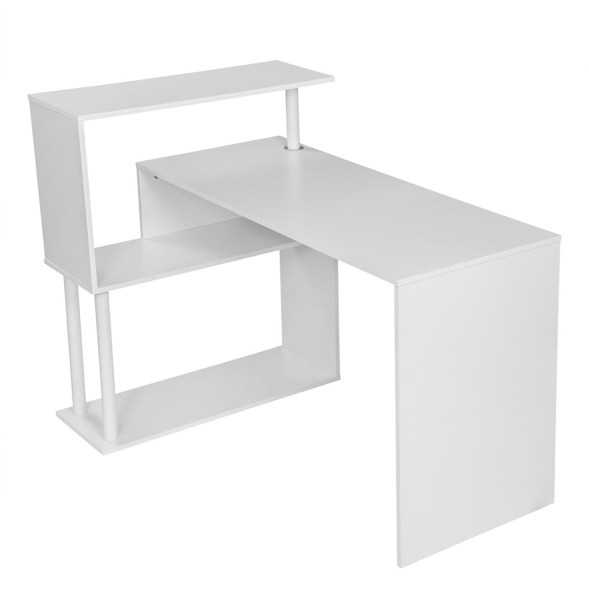 Bureau d'ordinateur - Bois - Table pour PC portable de Office - Avec ...