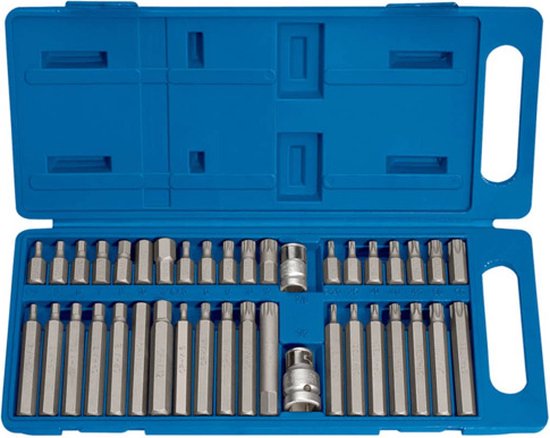 Draper Tools Zeshoekige. Torx & spline bit set 40-delig TX-STAR 33323 ...