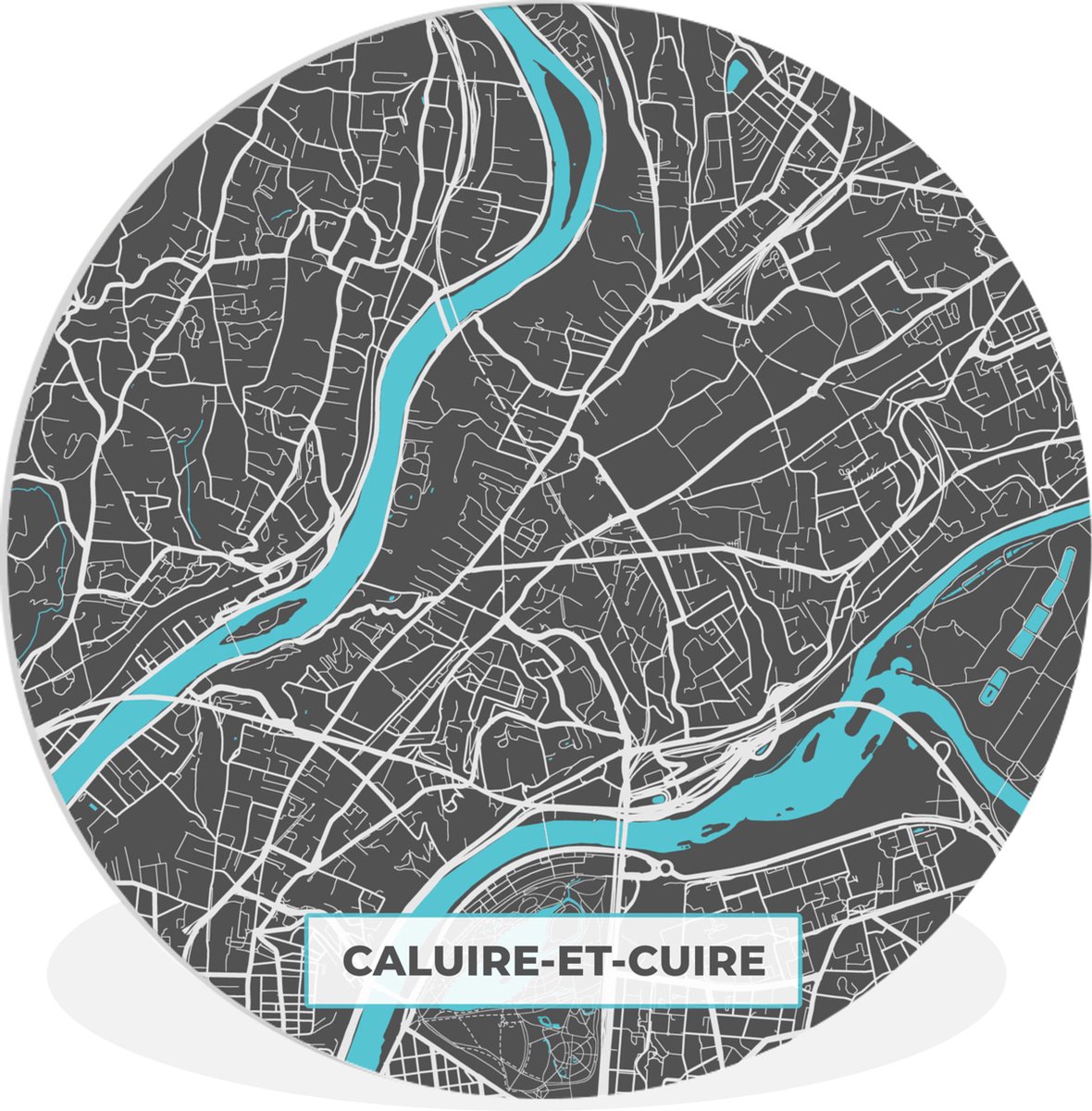 Wall Circle - Wall Circle Inside - Map - Caluire-et-Cuire - France ...