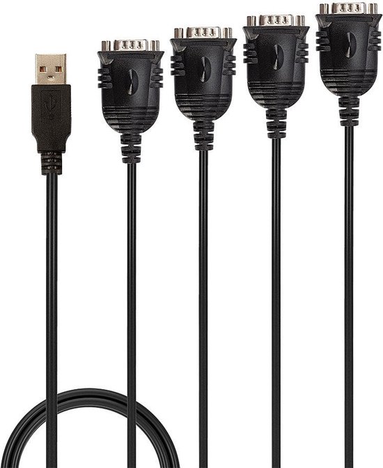 LINDY USB-kabel USB-A stekker, VGA-stekker 9-polig 0.94 m Zwart 42675 | bol