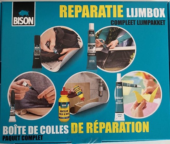 Boîte de colle de réparation BISON Colle complète | bol.com