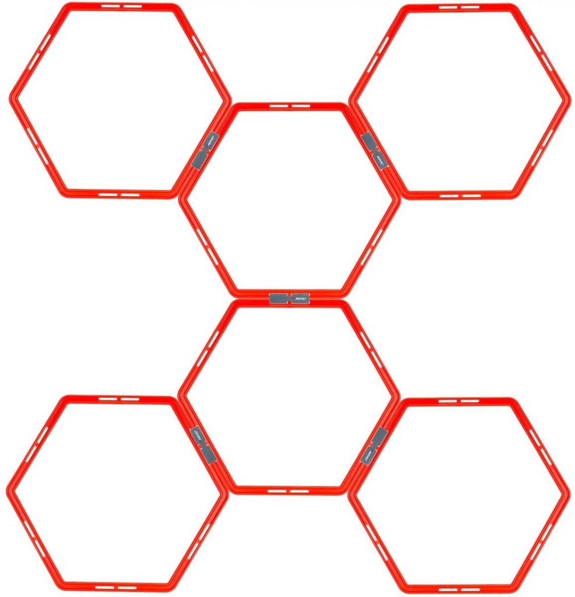 Avento Trainingsframe Hexagoon 6-delig - Fluororanje | bol