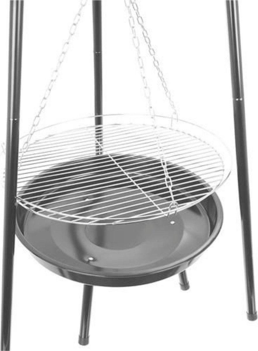 Hangende BBQ - Driepoot BBQ - Hangende Tripod Tuingrill - Inclusief 6 ...