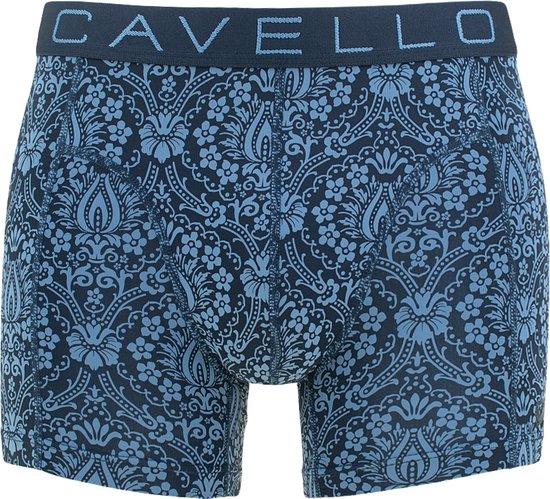 Cavello 2P microfiber flowers blauw - XXL | bol.com
