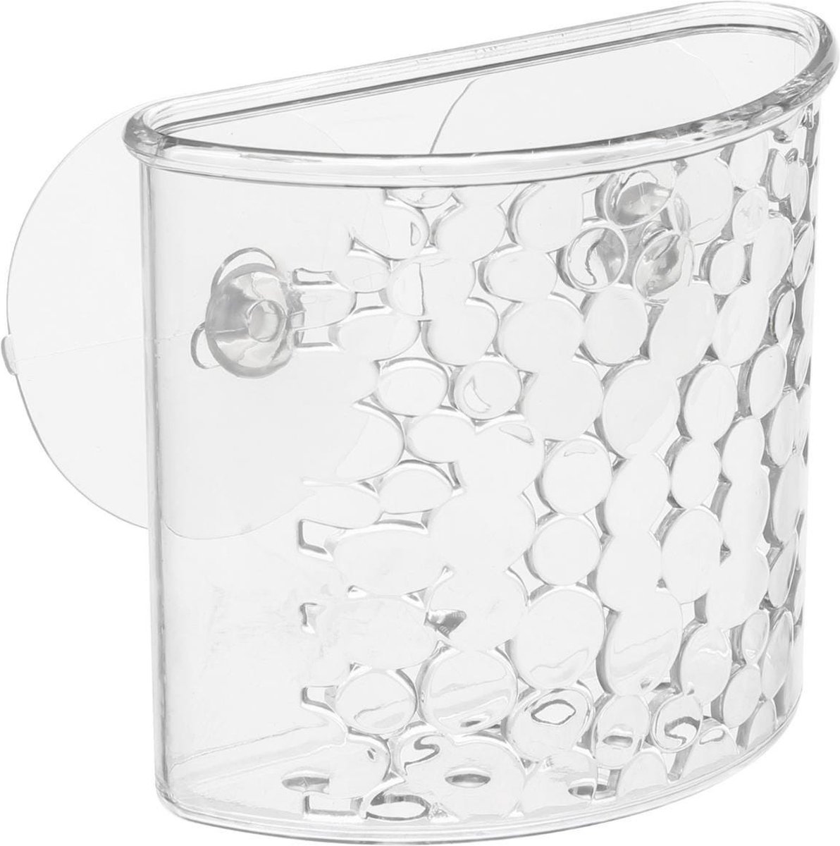 Set van 2x kunststof badkamer rekjes met zuignappen - 13 x 5 x 10 cm en ...