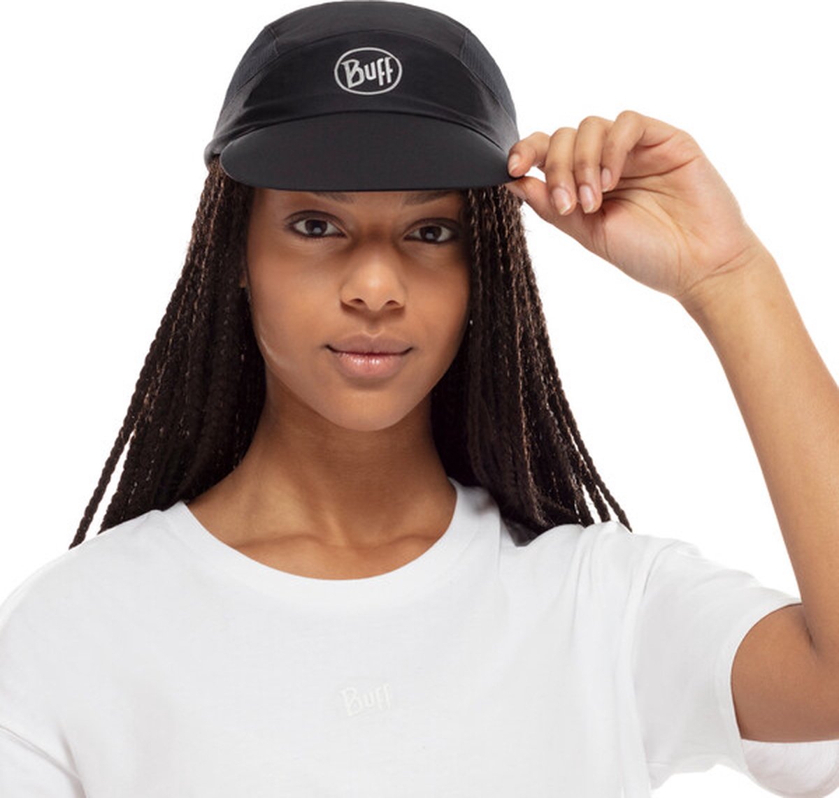 BUFF® Run Cap pack R Noir Solid | bol.com